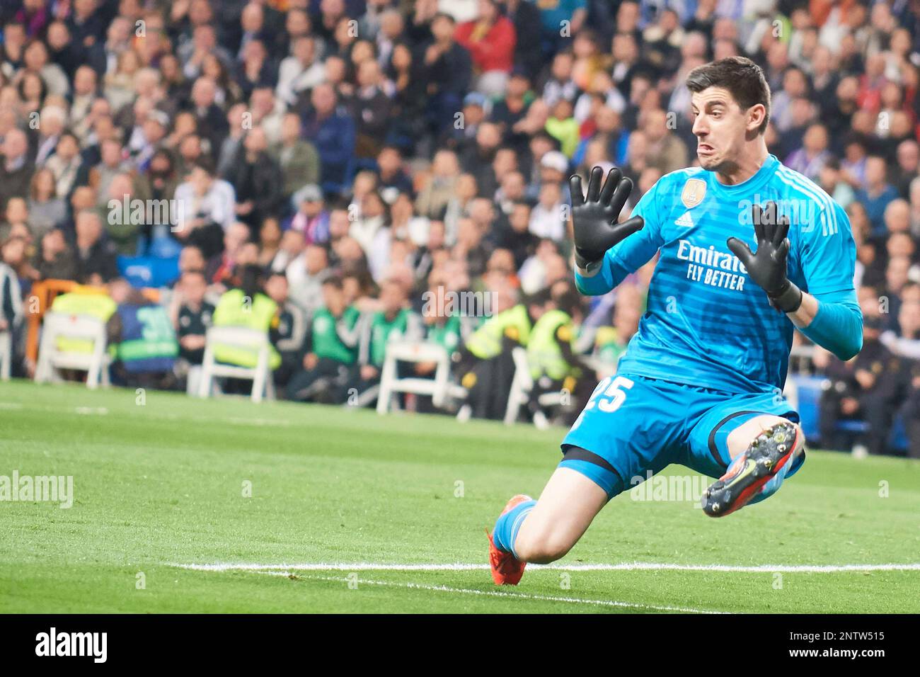 March 2, 2019 - Madrid, Madrid, Spain - Thibaut Courtois (goalkeeper ...