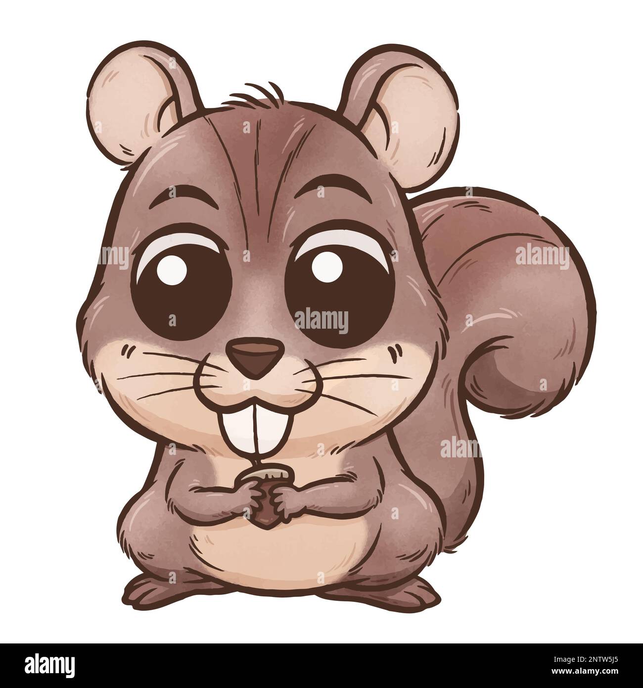 Vector illustration of cartoon squirrel Stock Vector Image & Art - Alamy