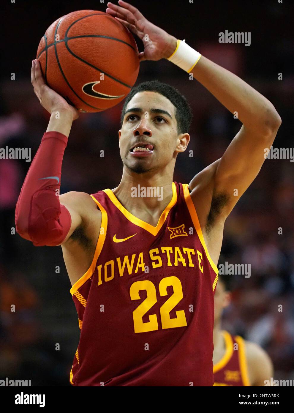 March 2, 2019.. Tyrese Haliburton #22 of the Iowa State Cyclones in ...