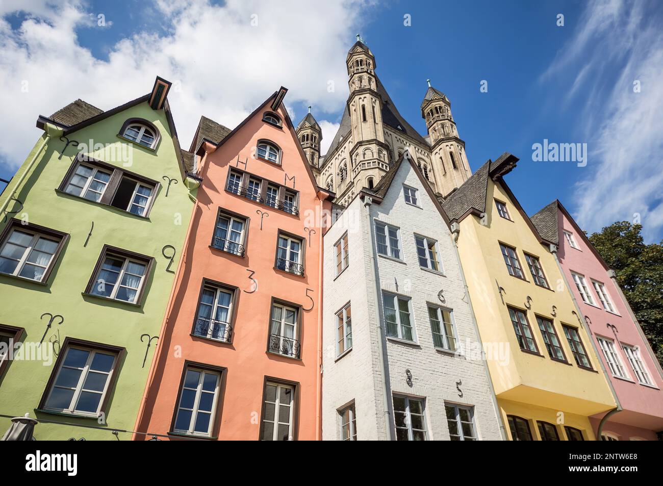 Traditional architecture in Cologne, Germany Stock Photo - Alamy
