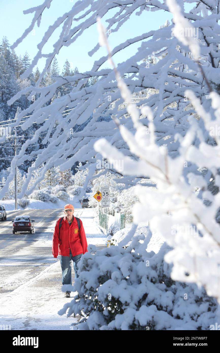 Grass Valley Atria Senior Living Center resident Don Belliss navigates ...