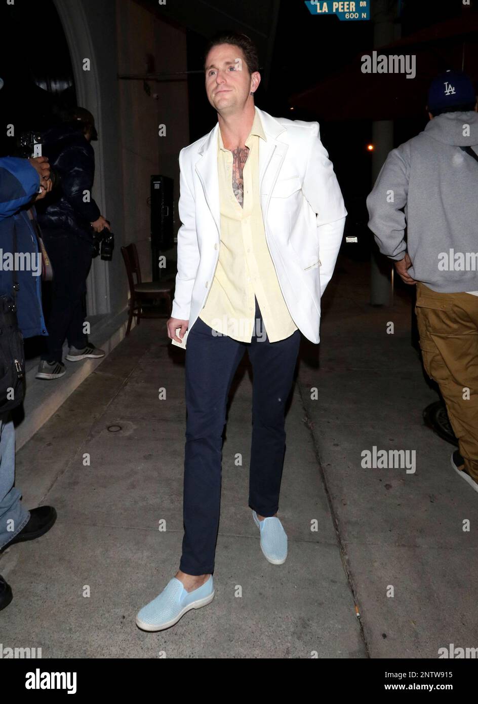 Photo by: zz/GOTPAP/STAR MAX/IPx 2019 2/27/19 Cameron Douglas is seen outside Craig's Restaurant ...