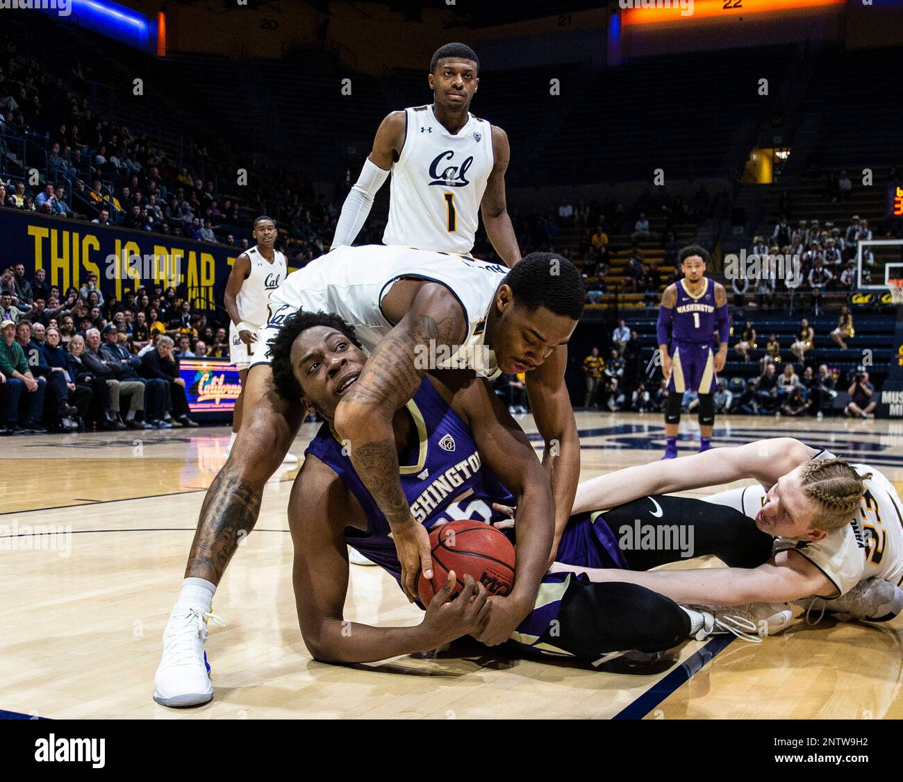 Feb 28 2019 Berkeley, CA, U.S.A. Washington forward Noah Dickerson (15 ...