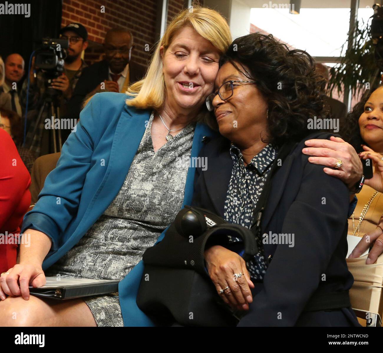 In this Tuesday, Feb. 26, 2019 photo, Baylor University President Linda ...
