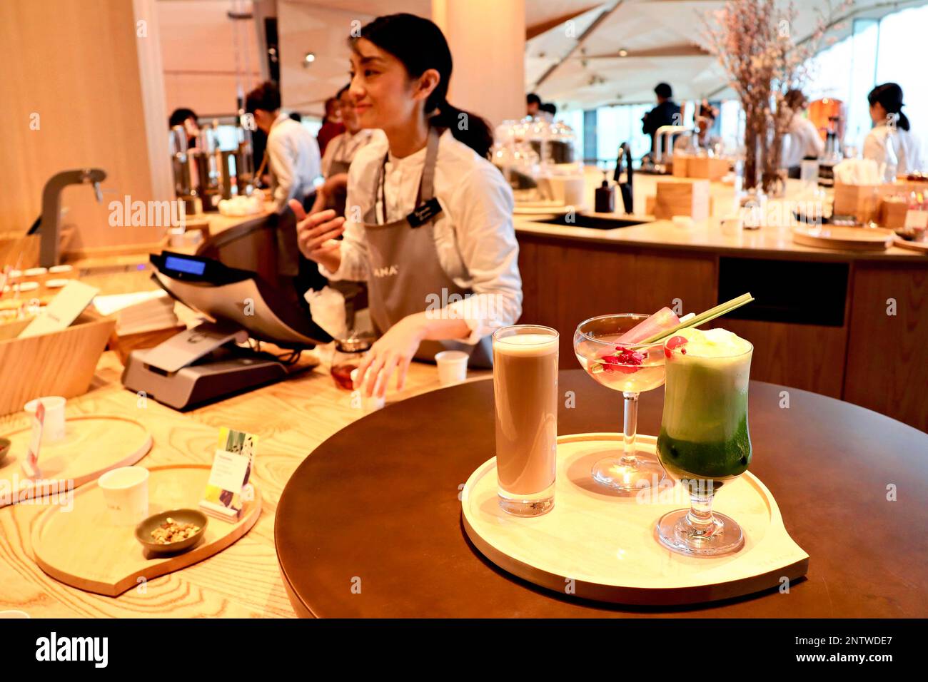 Starbucks Reserve Roastery Tokyo is shown to media in Meguro, Tokyo on ...