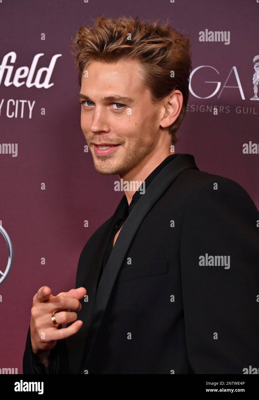 Austin Butler arriving at the 25th Costume Designers Guild Awards held ...
