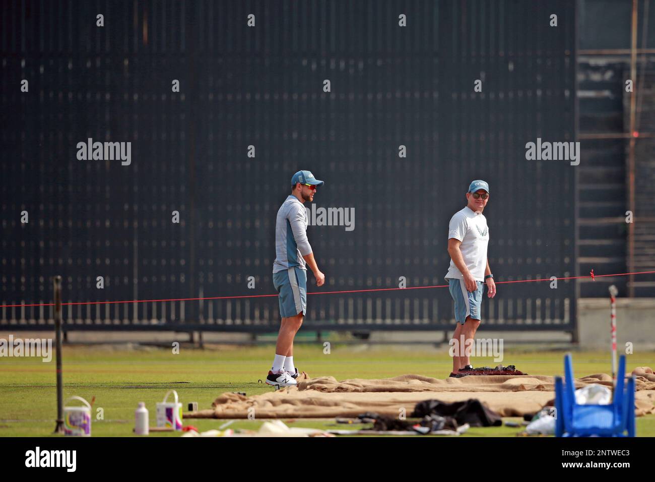 England One Day International Cricket Team attends practice at Sher-e ...