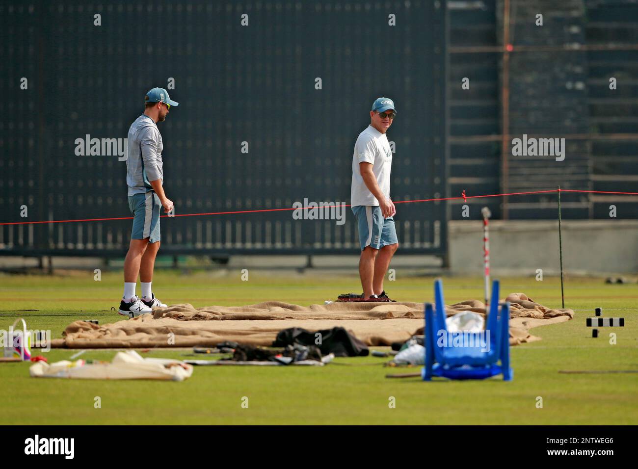 England One Day International Cricket Team attends practice at Sher-e ...
