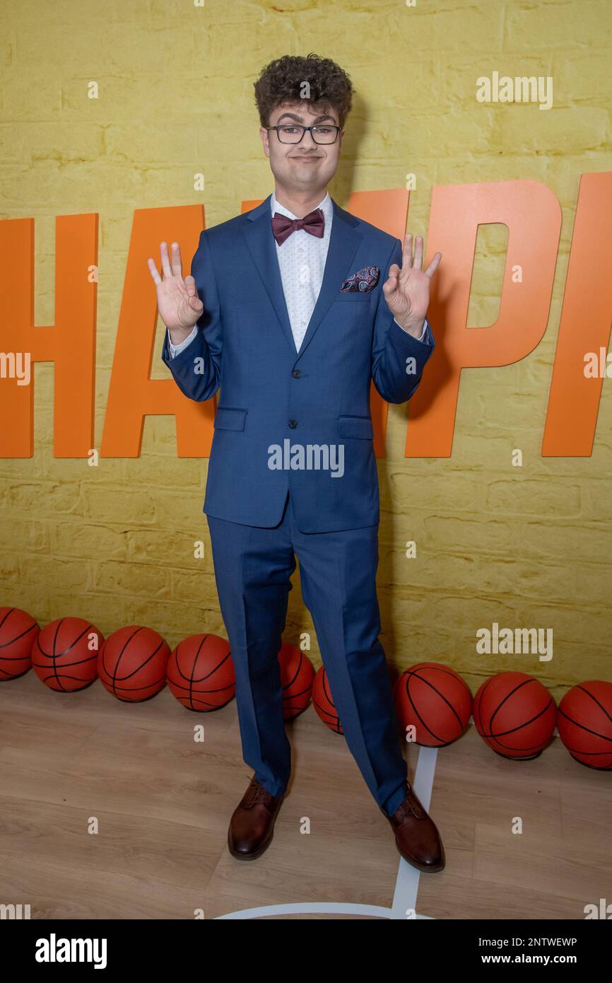 Alex Hintz attends the premiere of "Champions" at AMC Lincoln Square ...