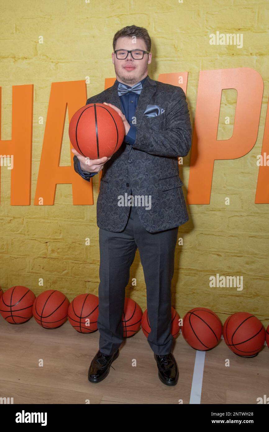 James Day Keith attends the premiere of "Champions" at AMC Lincoln ...
