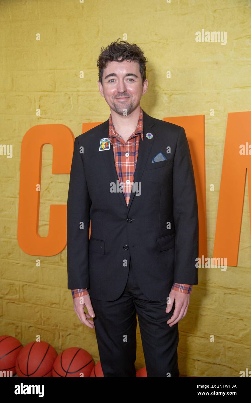 Matt Cook attends the premiere of "Champions" at AMC Lincoln Square ...