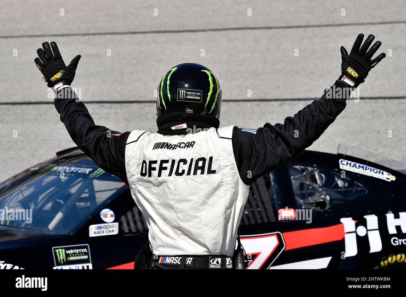 Monster Cup Official during the NASCAR Monster Energy Cup Series race ...