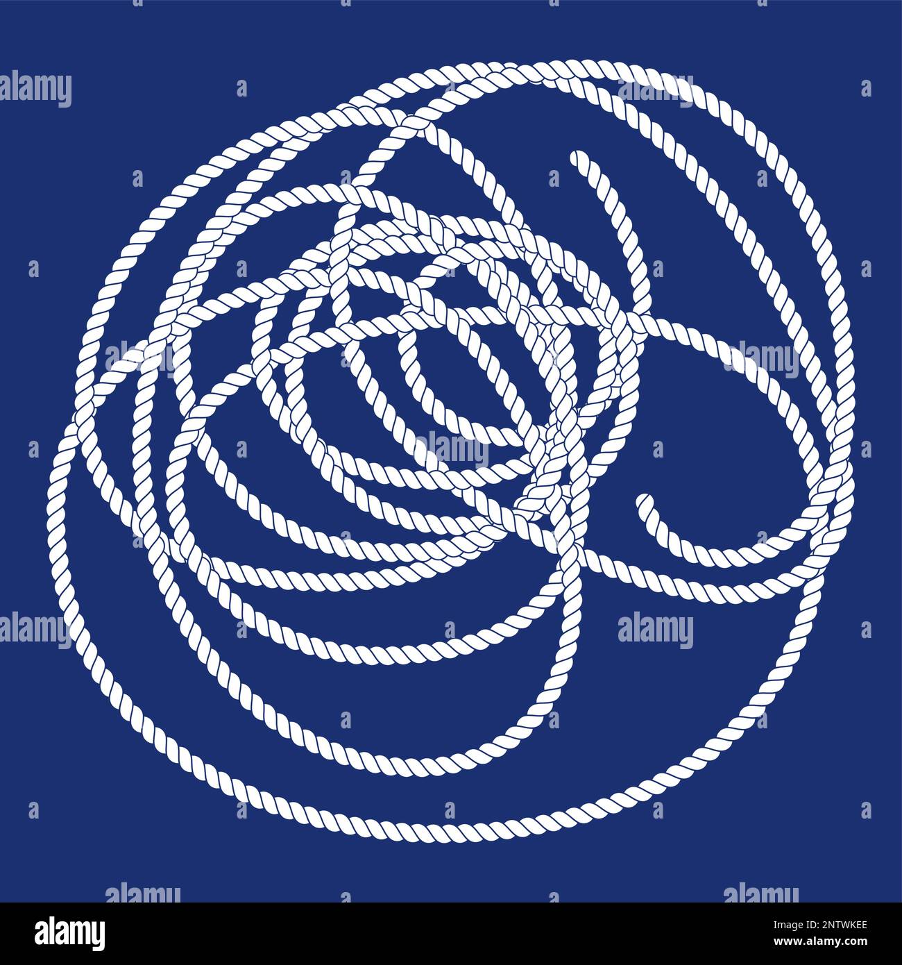 Rope knot tangle Stock Vector Images - Alamy