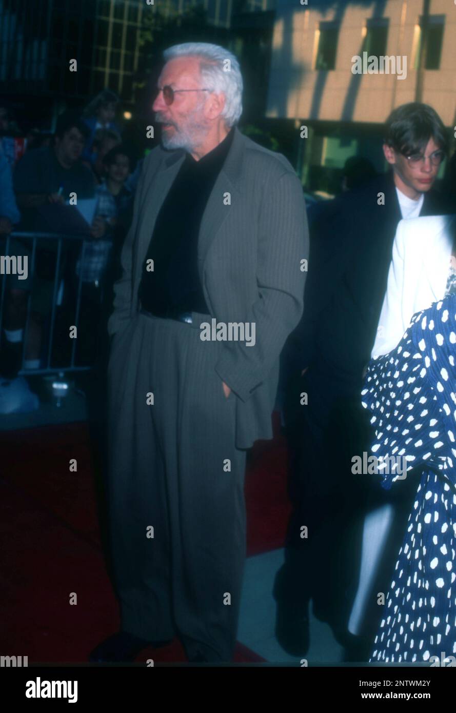 Beverly Hills, California, USA 9th July 1996 Actor Donald Sutherland ...