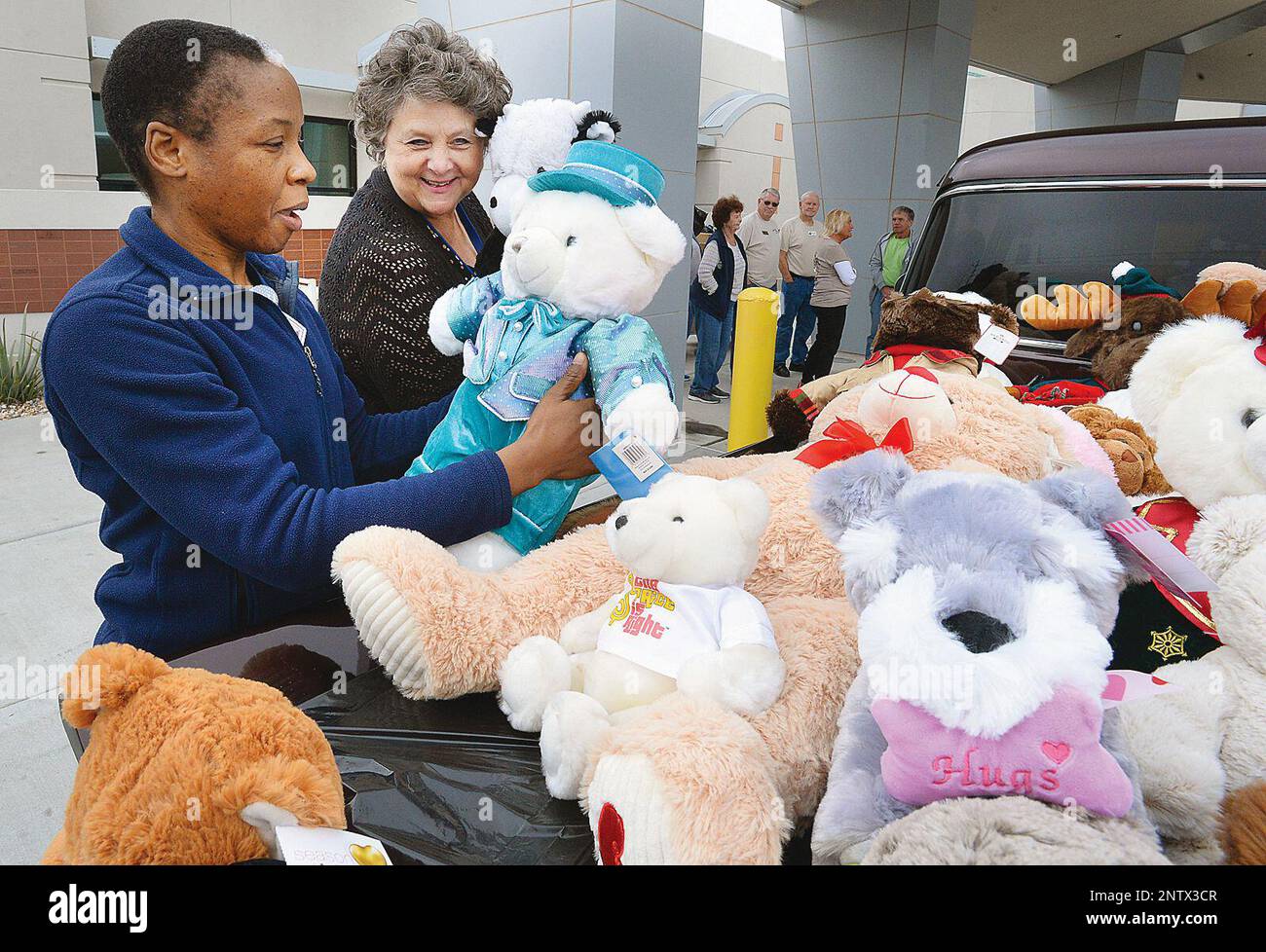 Tarisai Zivira, left, director of the Neonatal Intensive Care Unit and ...