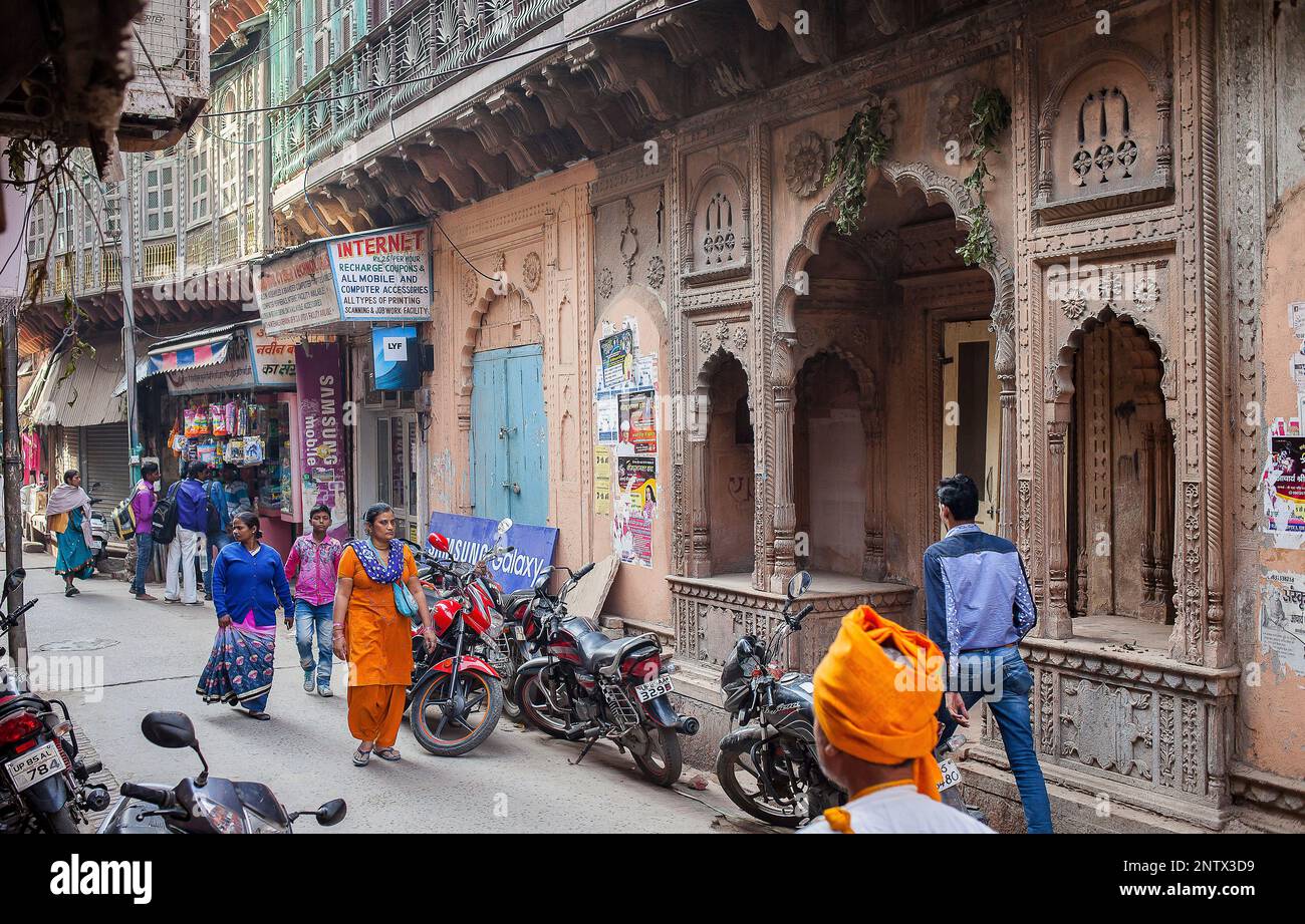 Street scene, in Gotam Nagar street (main street),Historical Center ...