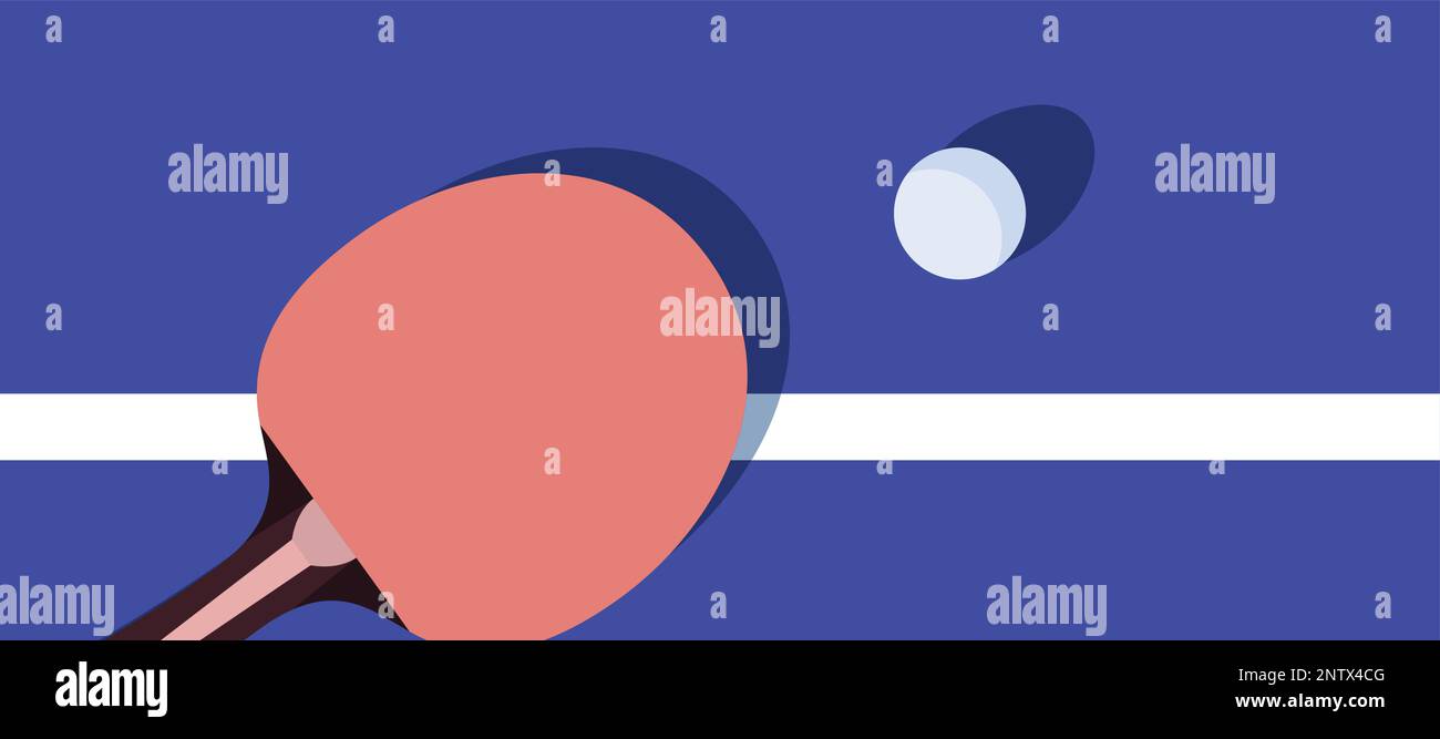 racket and ball for playing ping pong Stock Vector Image & Art - Alamy