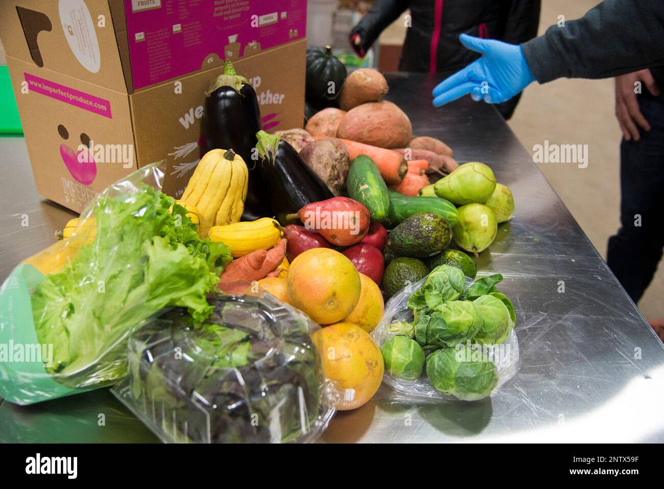 FILE - This Nov. 13, 2018 file photo shows various fruit and vegetables ...