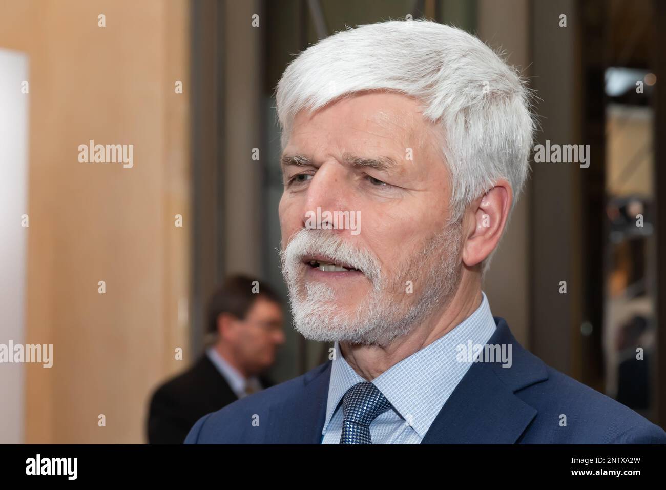 Munich, Germany - Feb. 18, 2023: Czech President Petr Pavel at the ...