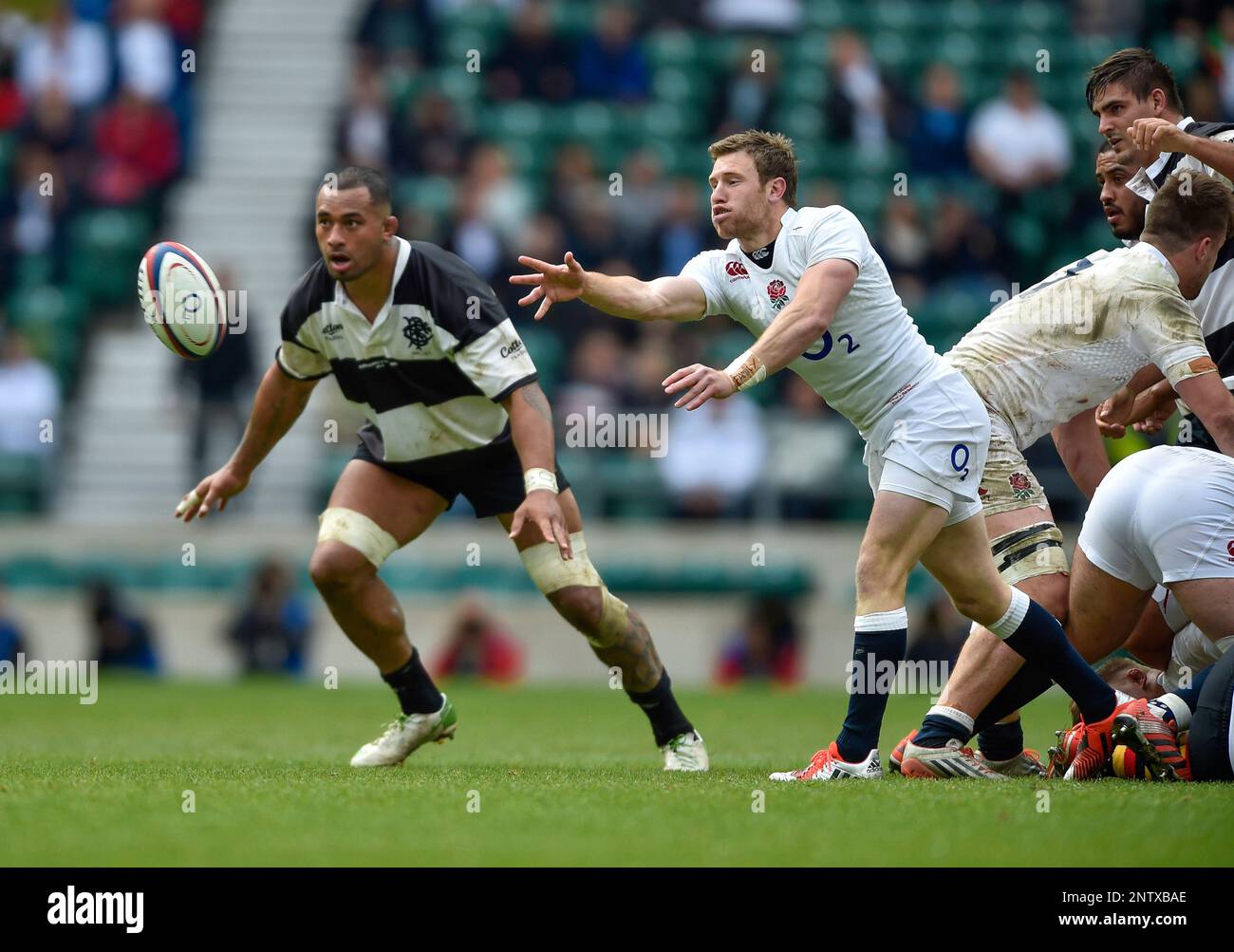 England scrum-half Will Chudley (Exeter Chiefs) during the ...