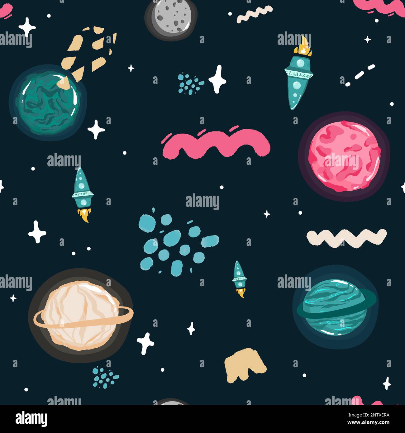 Magical planet earth Stock Vector Images - Alamy