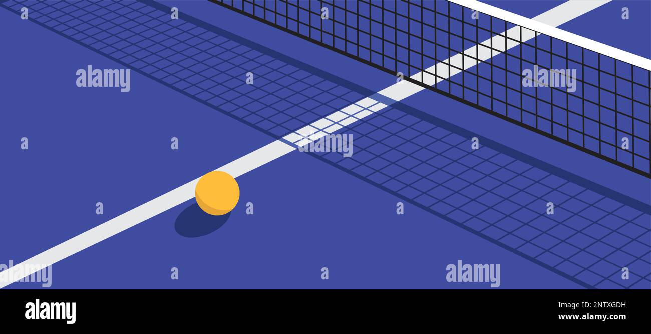 Pingpong racket ball net Stock Vector Images - Alamy