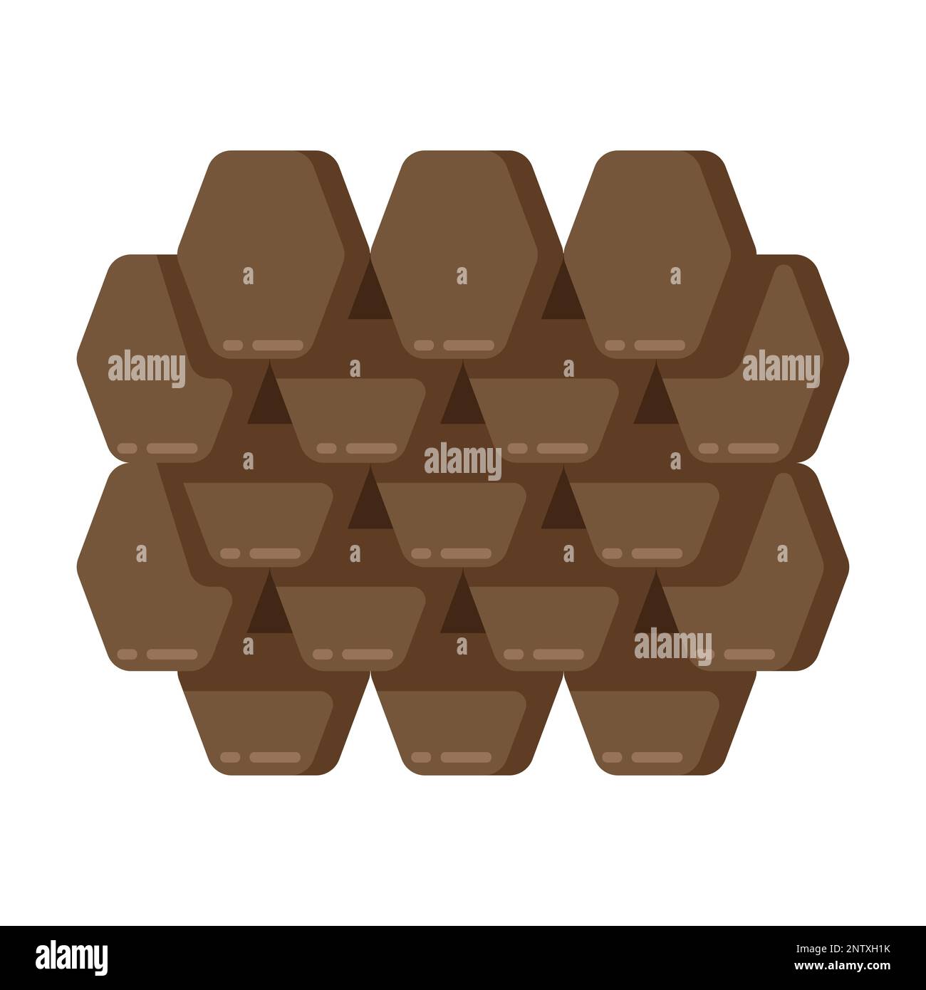 Roof tiles for building. Industrial product for construction and ...