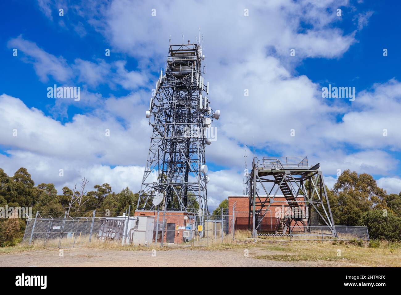 Summer Landscape at Mt St Leonard in Australia Stock Photo - Alamy