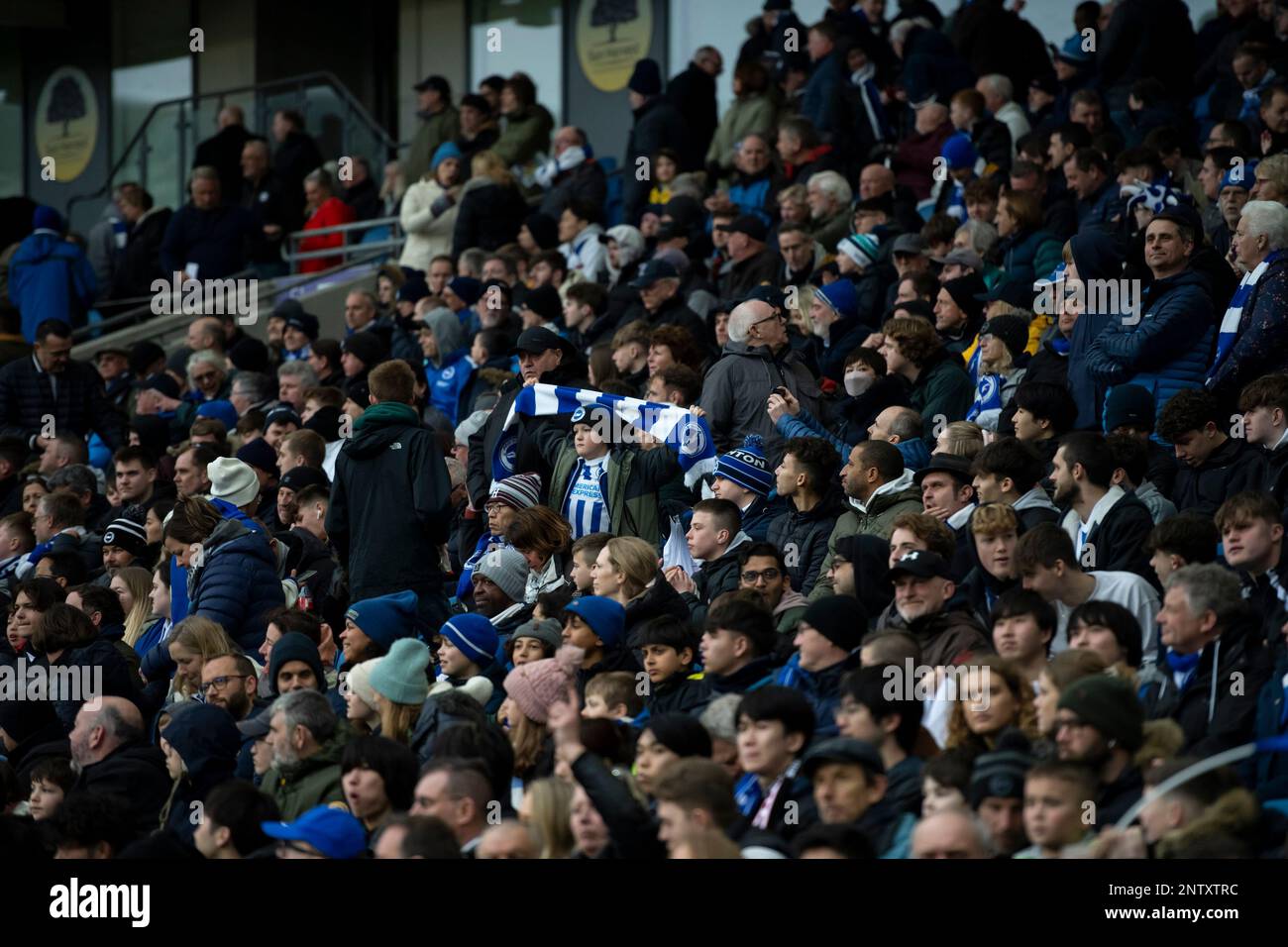Brighton hove albion football supporters hi-res stock photography and ...