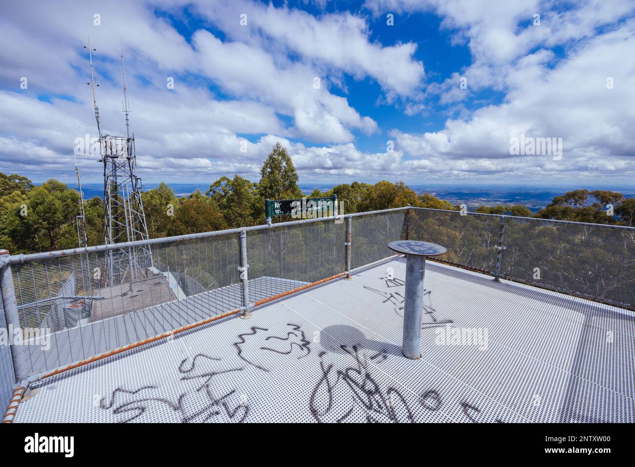Summer Landscape at Mt St Leonard in Australia Stock Photo - Alamy