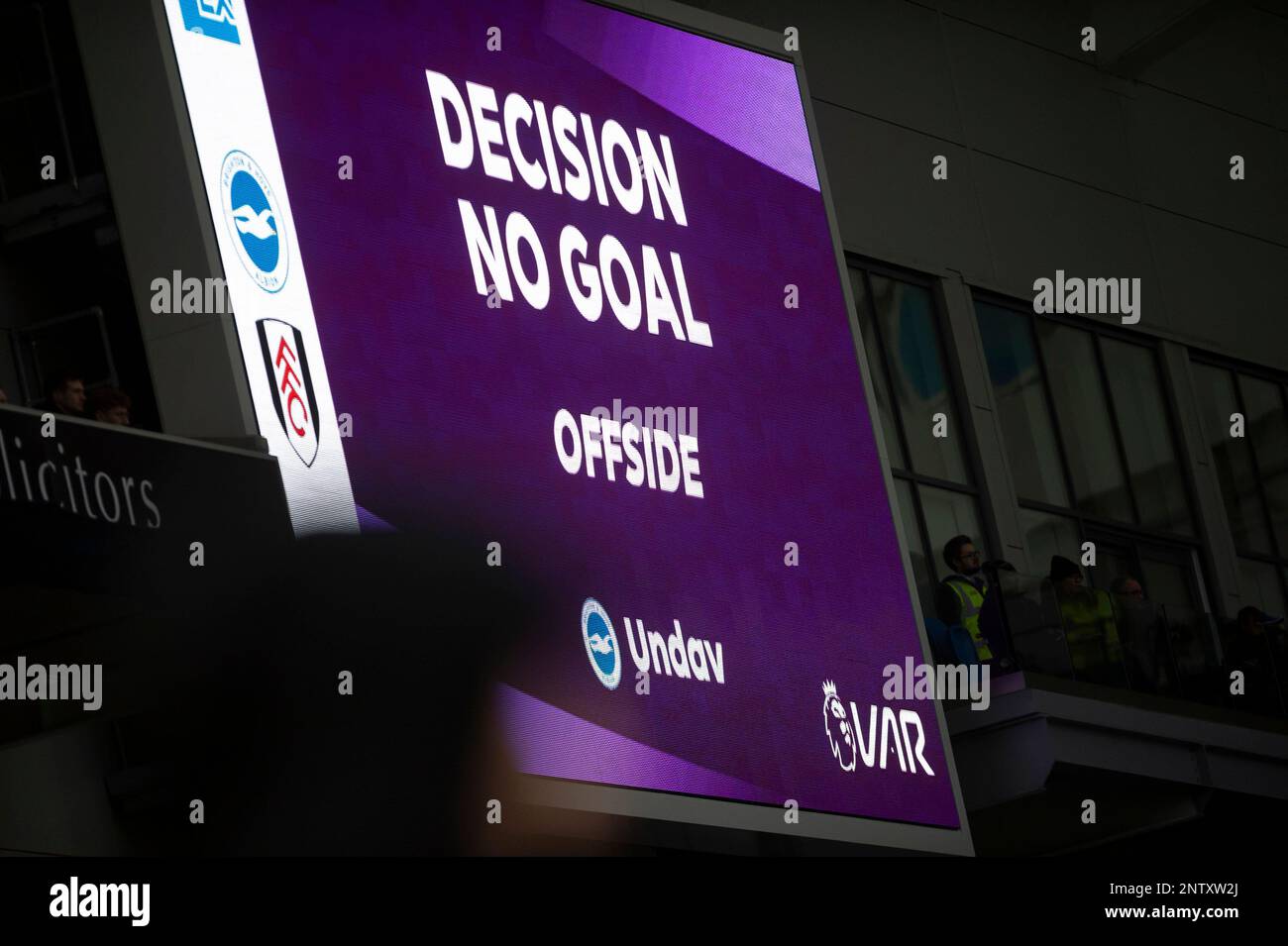 Football stadium screen uk hi-res stock photography and images - Alamy