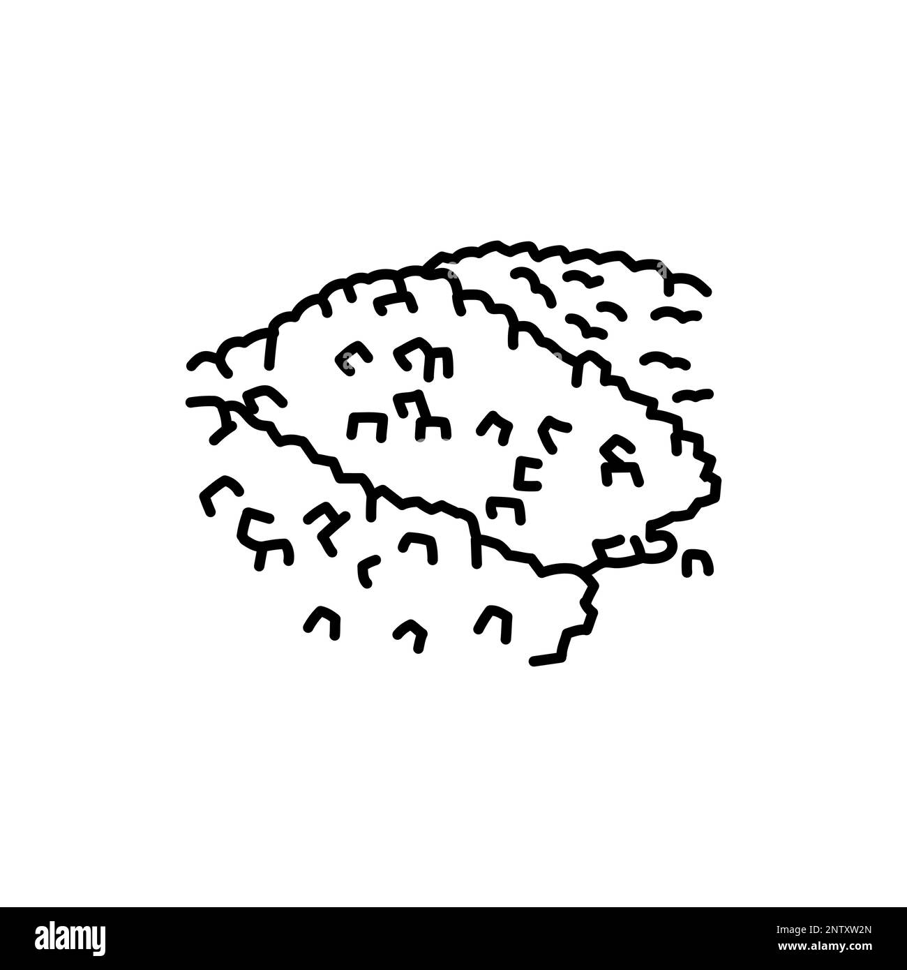 Microplastics granules black line icon. Ecology pollution. Pictogram ...