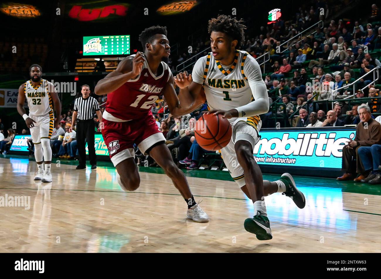 February 13, 2019 - Fairfax, Virginia, US - CARL PIERRE (12) defends ...