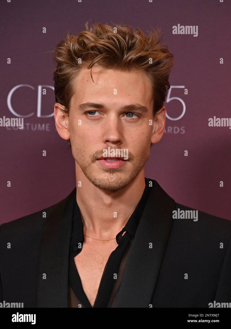 Austin Butler arriving at the 25th Costume Designers Guild Awards held ...