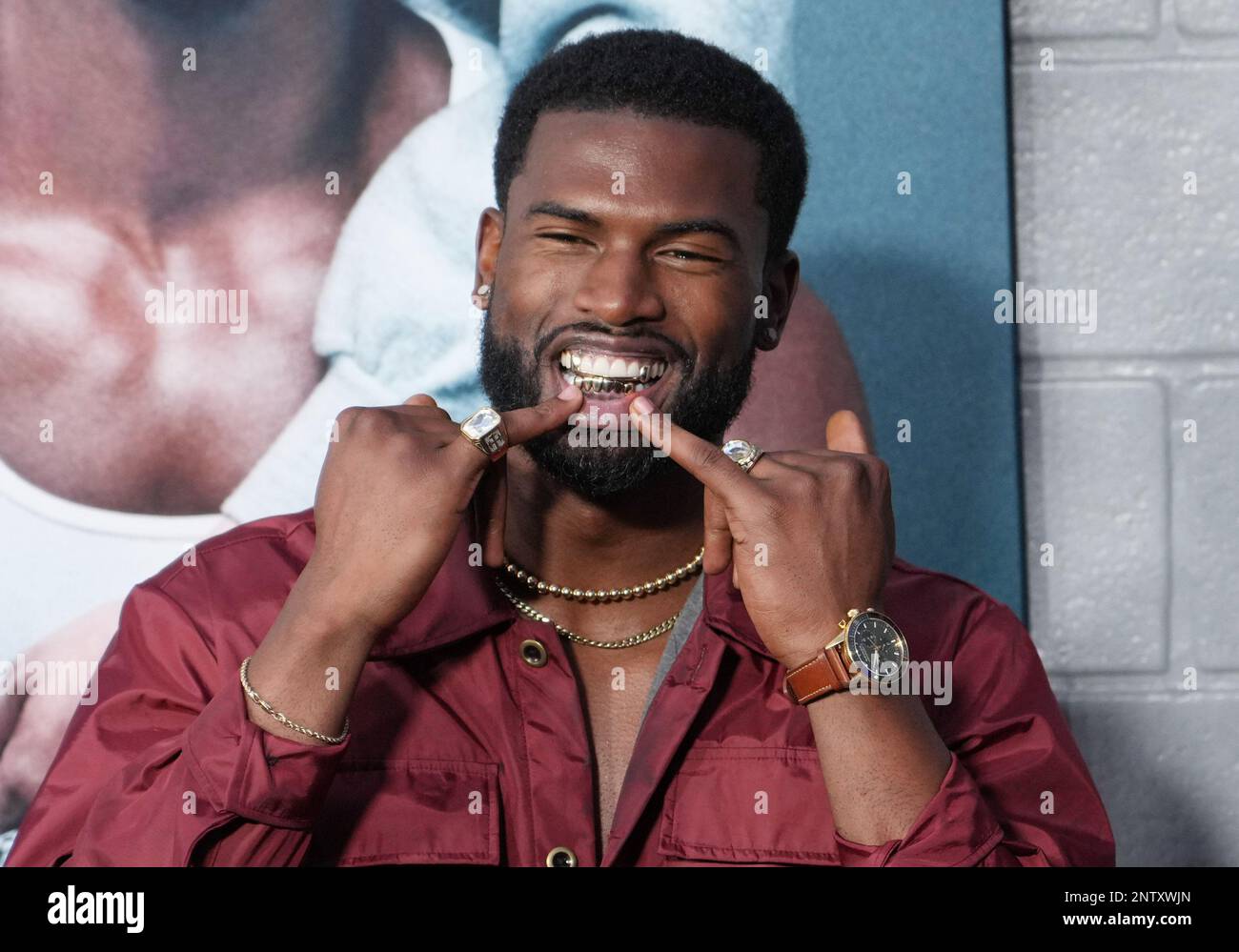Broderick Hunter arrives at the CREED III Los Angeles Premiere held at ...