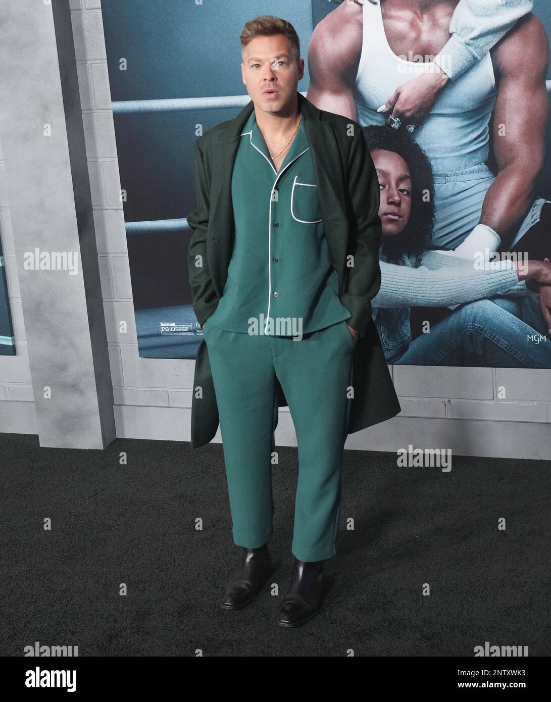 Zach Baylin arrives at the CREED III Los Angeles Premiere held at the ...