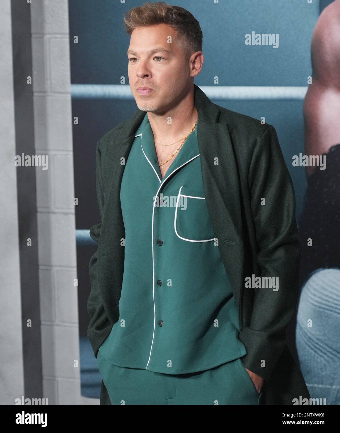 Zach Baylin arrives at the CREED III Los Angeles Premiere held at the ...