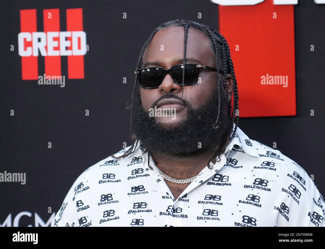 Bas arrives at the CREED III Los Angeles Premiere held at the TCL ...