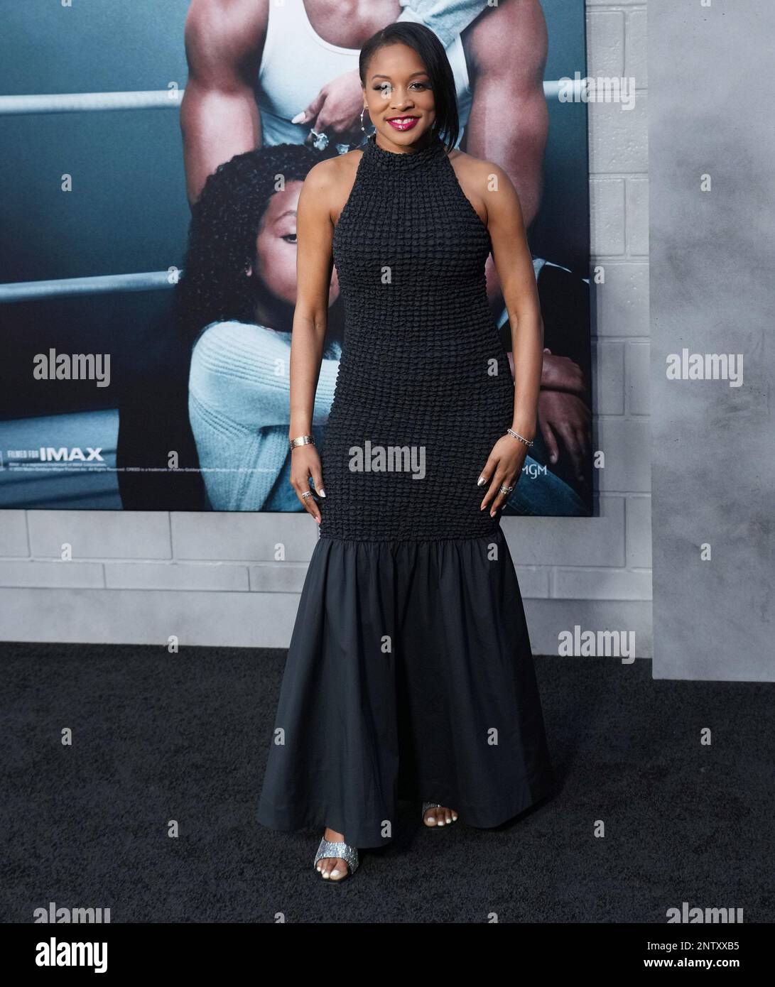 Jasmine Allen arrives at the CREED III Los Angeles Premiere held at the ...