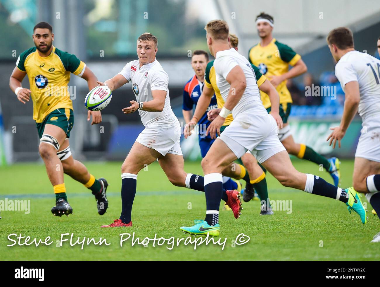 during the World Rugby U20 Championship match England U20 -V- Australia ...