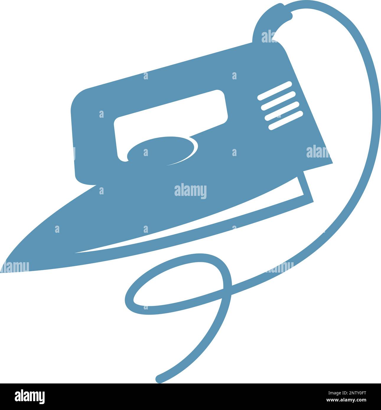 Electric iron logo design illustration Stock Vector Image & Art - Alamy