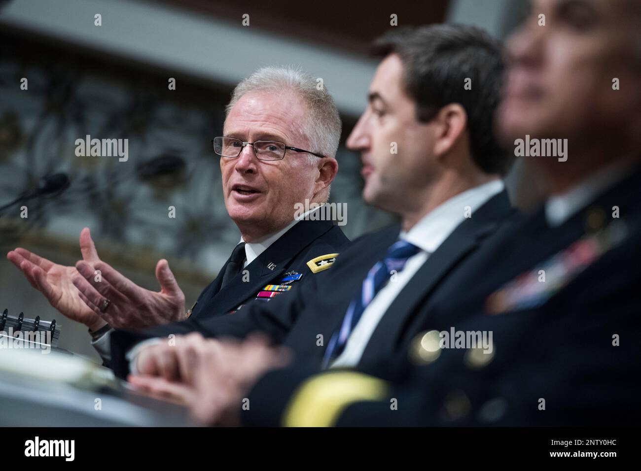 UNITED STATES - FEBRUARY 14: From left, Gen. Raymond A. Thomas III ...