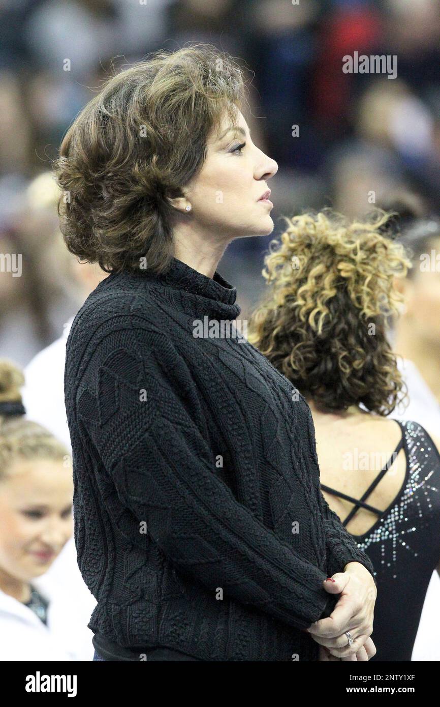 SEATTLE, WA - FEBRUARY 10: UCLA gymnastics head coach Valorie Kondos ...