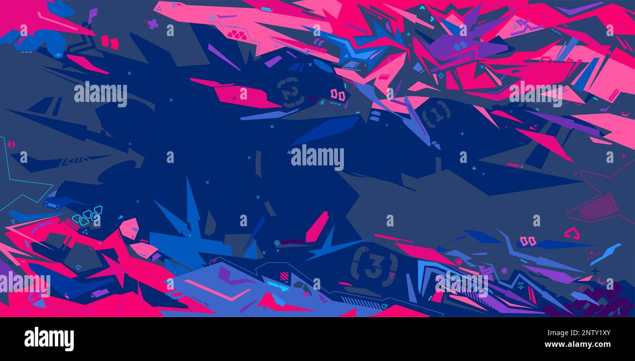 Modern Futuristic Mecha Gundam Cyberpunk Metaverse Colorful Abstract ...