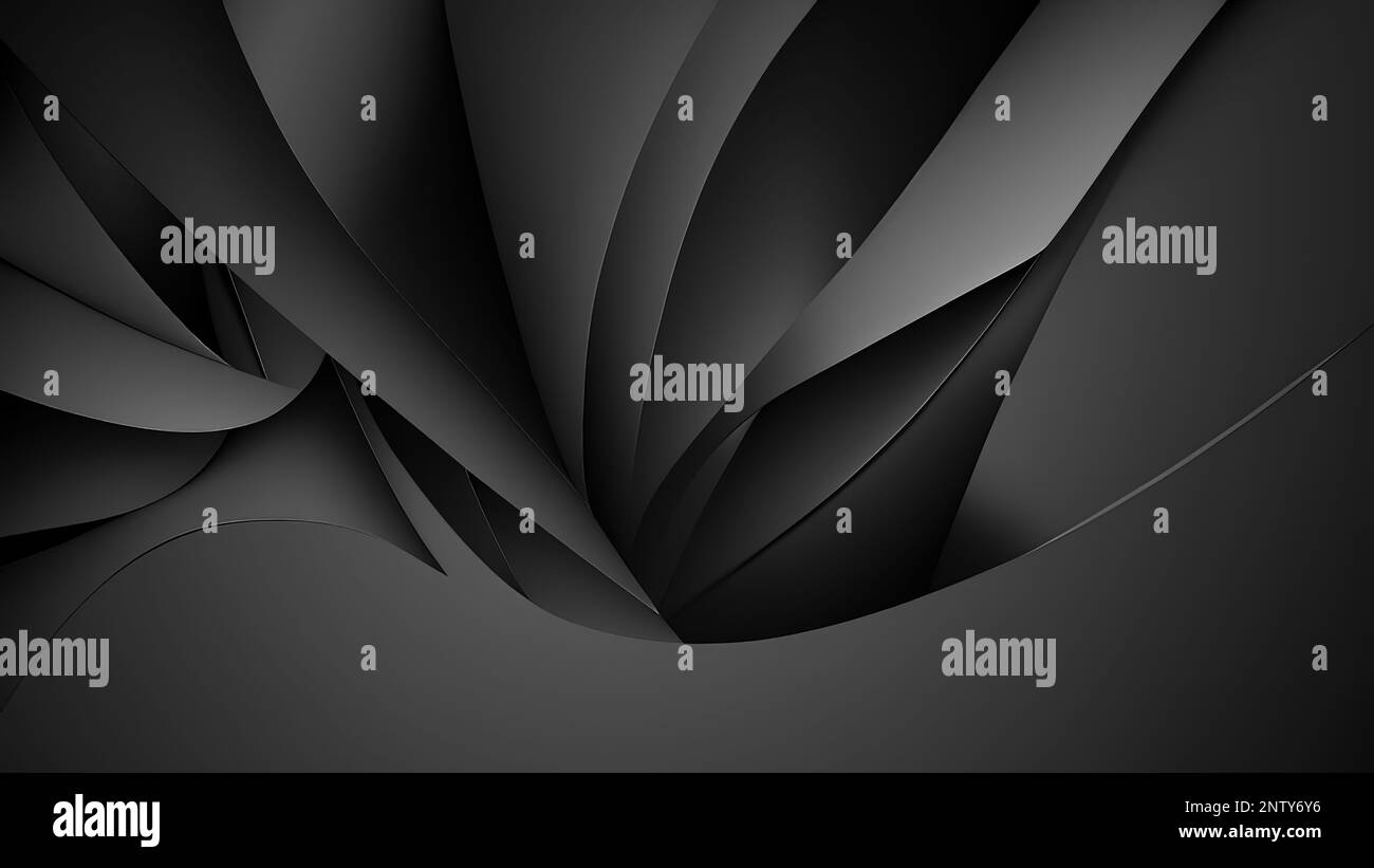 Wave Organic Black Background Wallpaper Stock Photo - Alamy