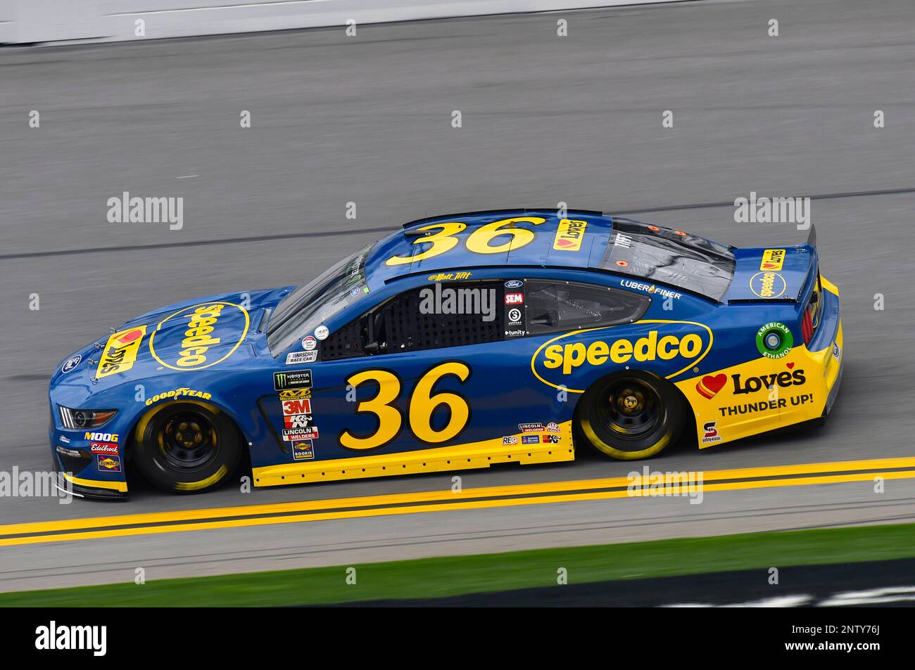 #36: Matt Tifft, Front Row Motorsports, Ford Mustang during practice ...