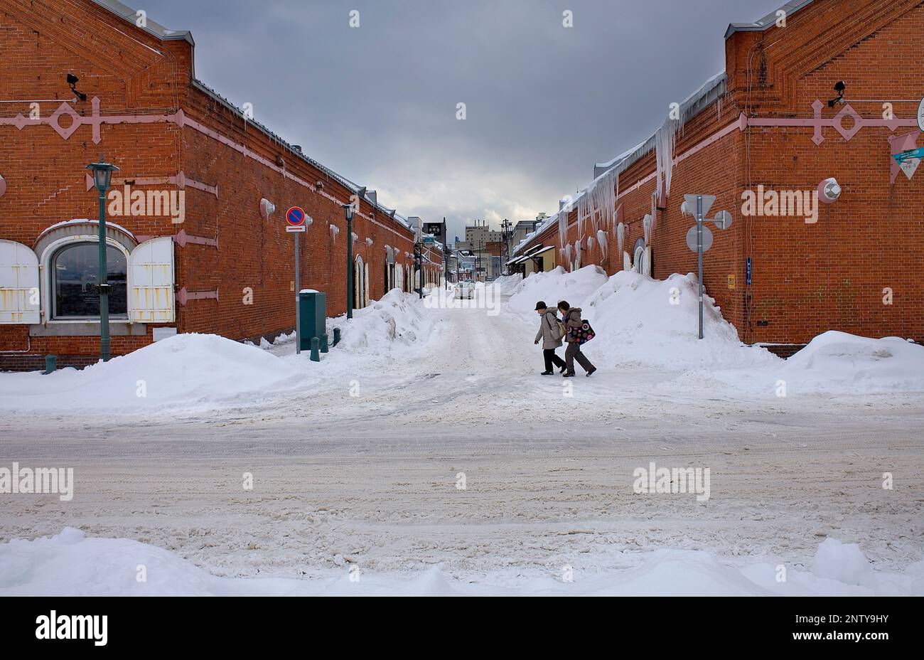 Red brick warehouse ,port,Hakodate,Hokkaido,Japan Stock Photo - Alamy