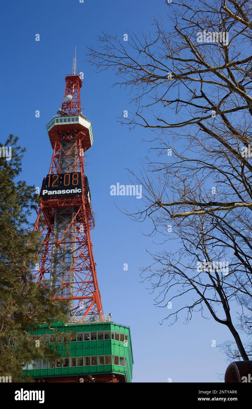 Sapporo TV Tower,Sapporo, Hokkaido, Japan Stock Photo - Alamy