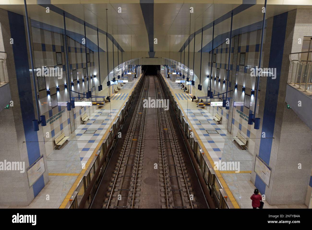 Medical University station on line 3 of the Sofia Metro system, Bulgaria Stock Photo - Alamy
