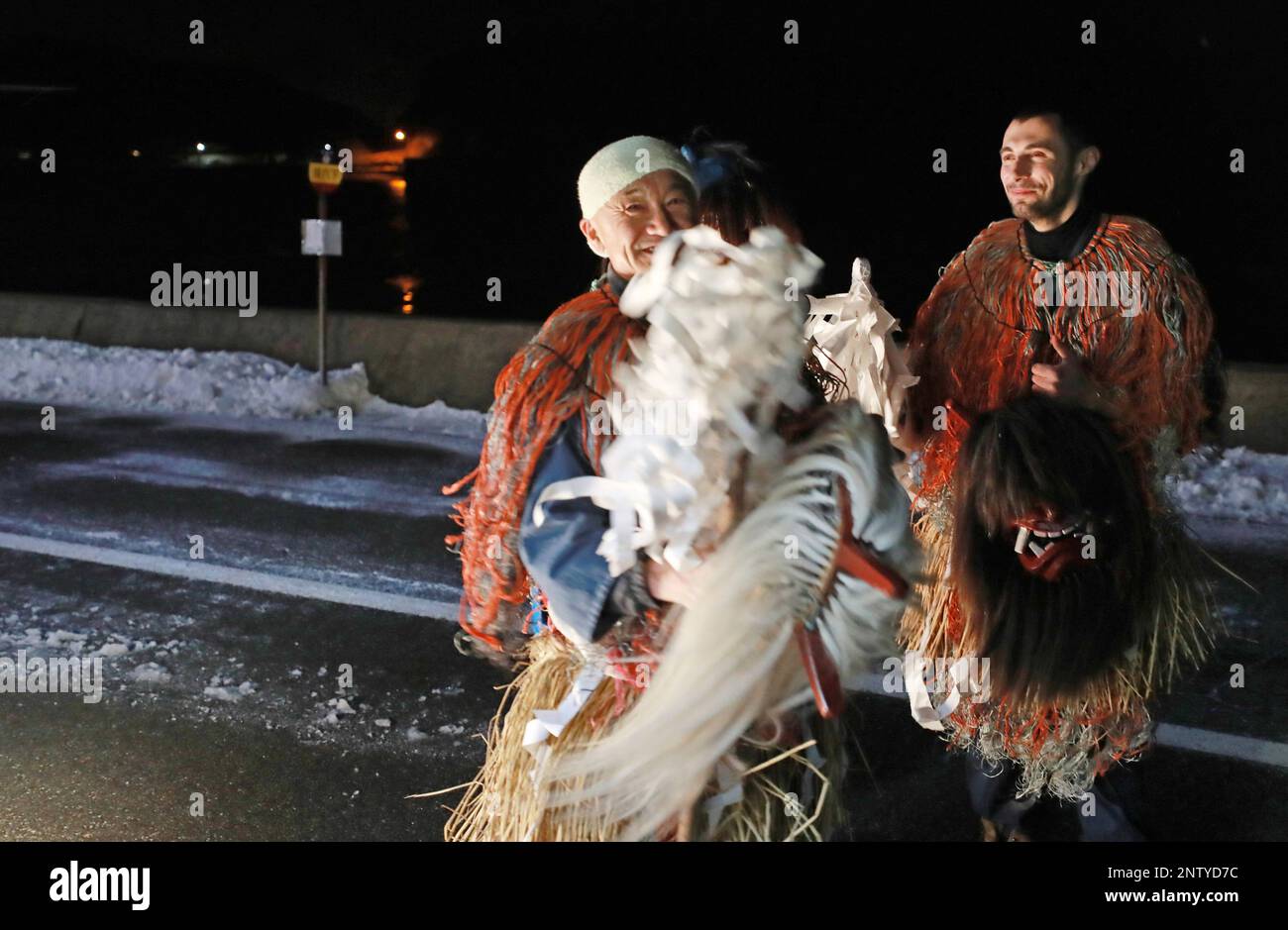 A foreign college student from the Republic of Cyprus (R) joins ...